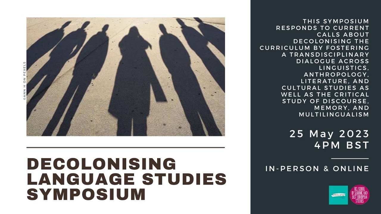 Decolonising Language Studies Symposium - YouTube