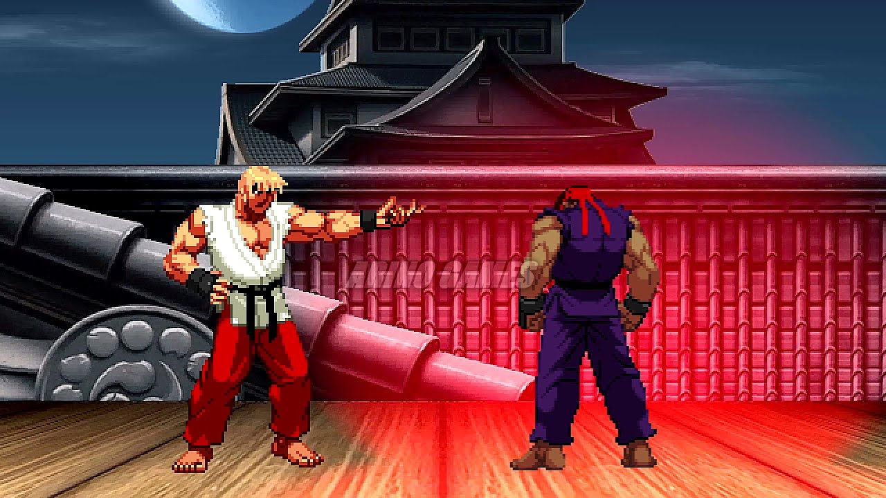 MASTER KEN VS EVIL RYU - YouTube