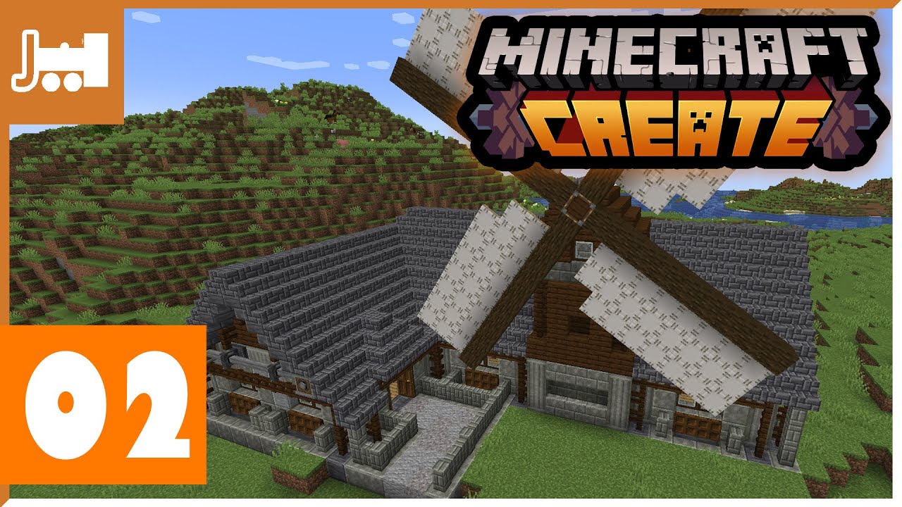AUTO WOOD FARM - Create Mod Minecraft Survival #2 - YouTube