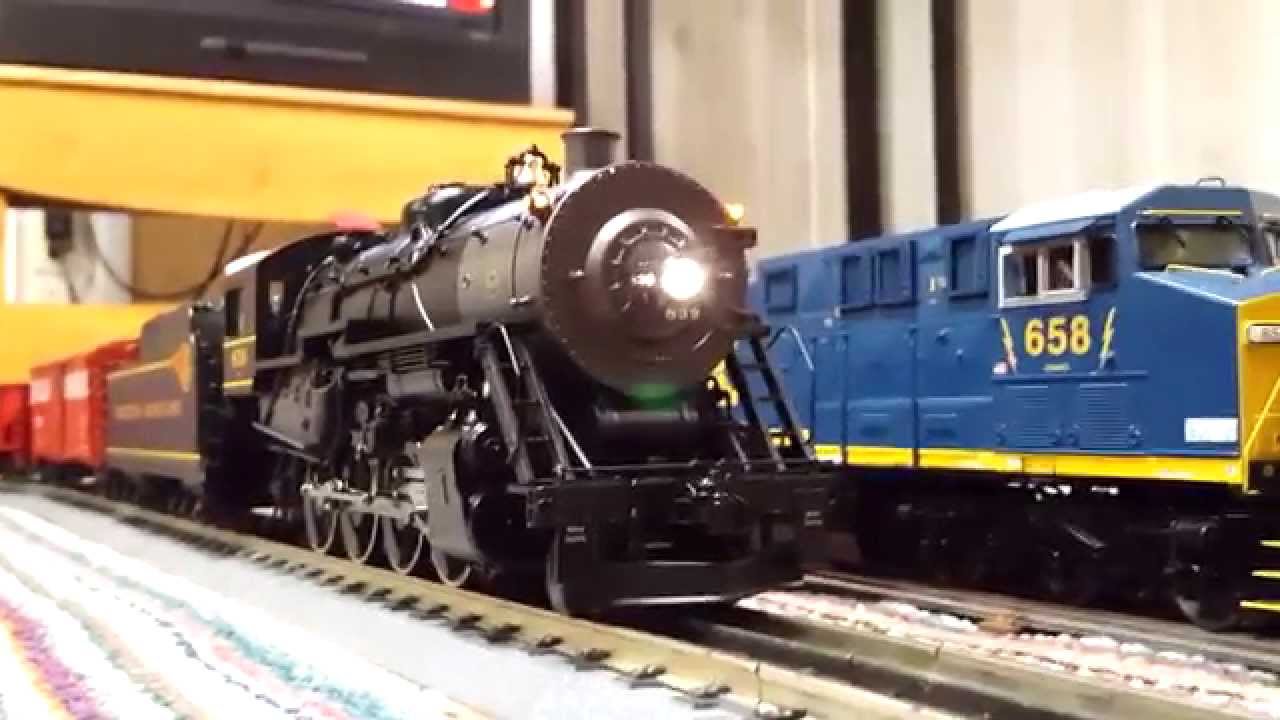 MTH Western Maryland H9 2-8-0 - Full Run Session - YouTube