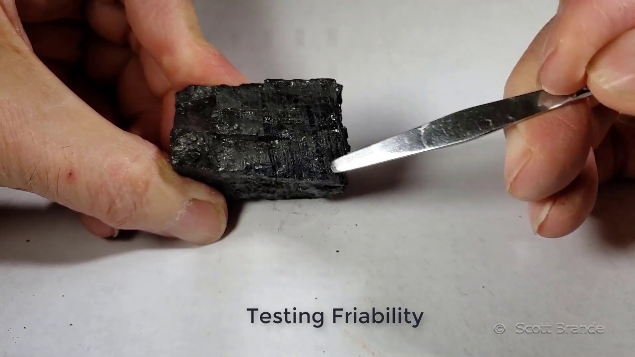 Identification Sedimentary Rock A06 - Friability - YouTube