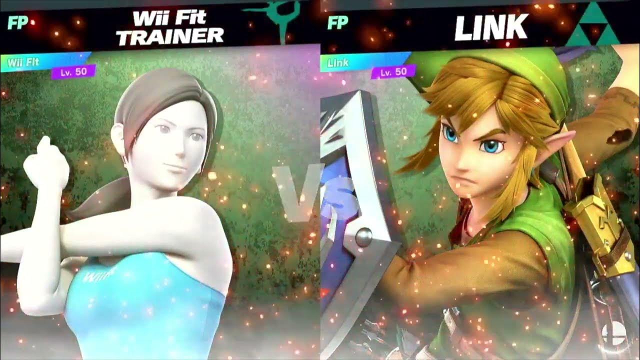 Super Smash Bros Ultimate Amiibo Fights 3pm Poll Wii Fit vs Link - YouTube