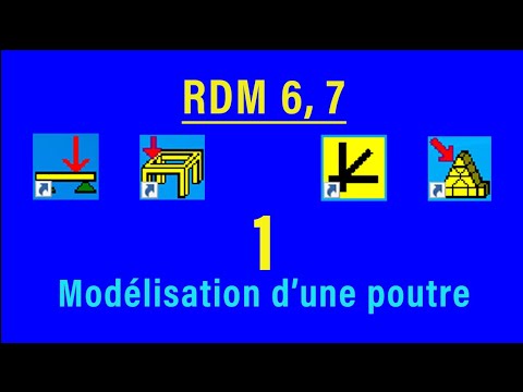 Chapitre 1 [RDM 6, 7]| Modélisation d'une poutre. - YouTube