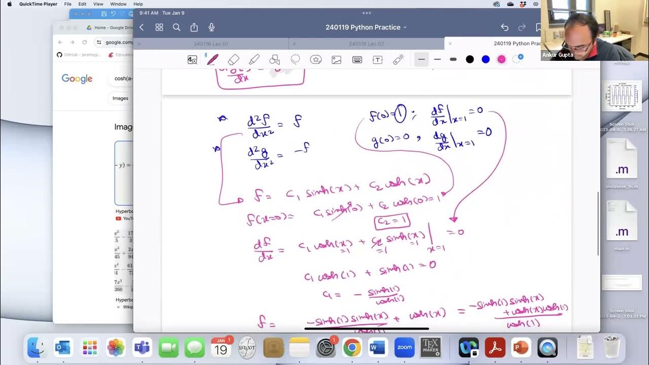 Python practice for boundary value problems - 2 - YouTube