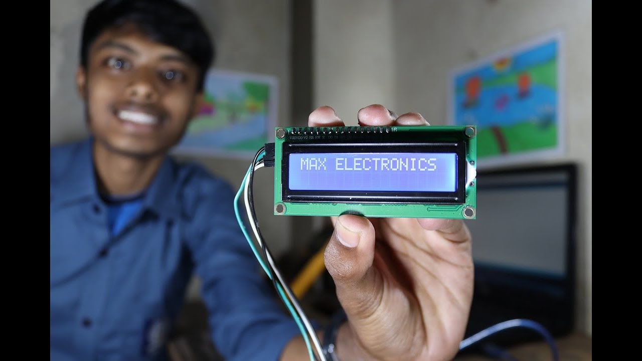 LCD with i2c module | Max Electronics BD | #Max_Electronics_BD | - YouTube