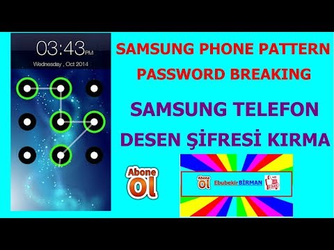 TELEFON DA UNUTULAN DESEN ŞİFRESİ NASIL AÇILIR samsung, lg, sony, huawei, android, ipad,