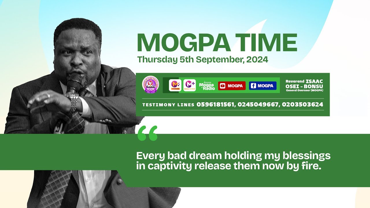 ANTI - PROGRESS DREAMS || MOGPA TIME WITH REV. OB || 05 - 09 - 2024 ...