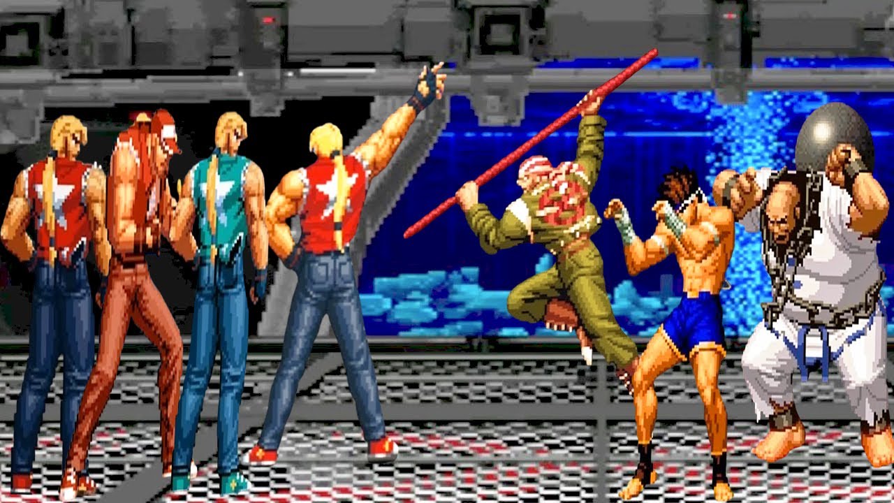 [KOF Mugen] Terry Bogard [vs] chang koehan joe lin Team - YouTube