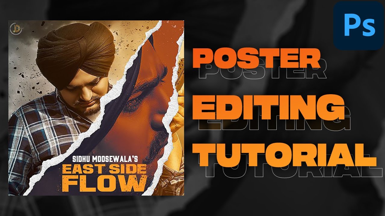 EAST SIDE FLOW By SIDHU MOOSEWALA Poster Editing Tutorial | How To Make ...