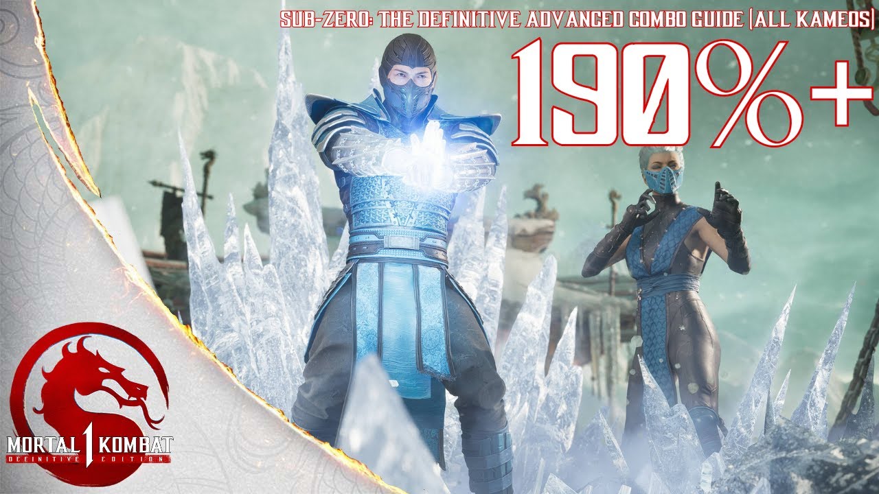 MK1 - Sub-Zero The Definitive Combo Guide [ALL KAMEOS] - YouTube