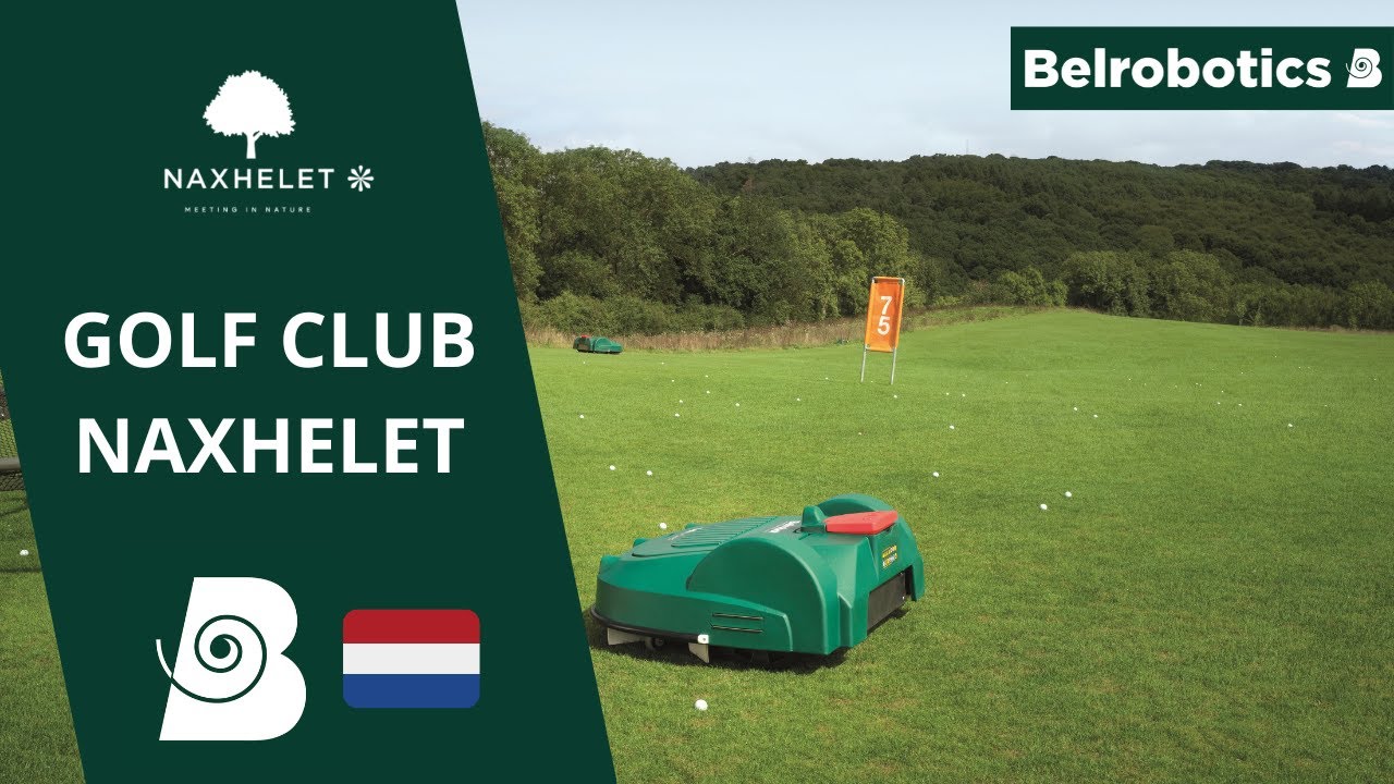 Automatiseer het beheer van uw driving range met een robotmaaiers - YouTube
