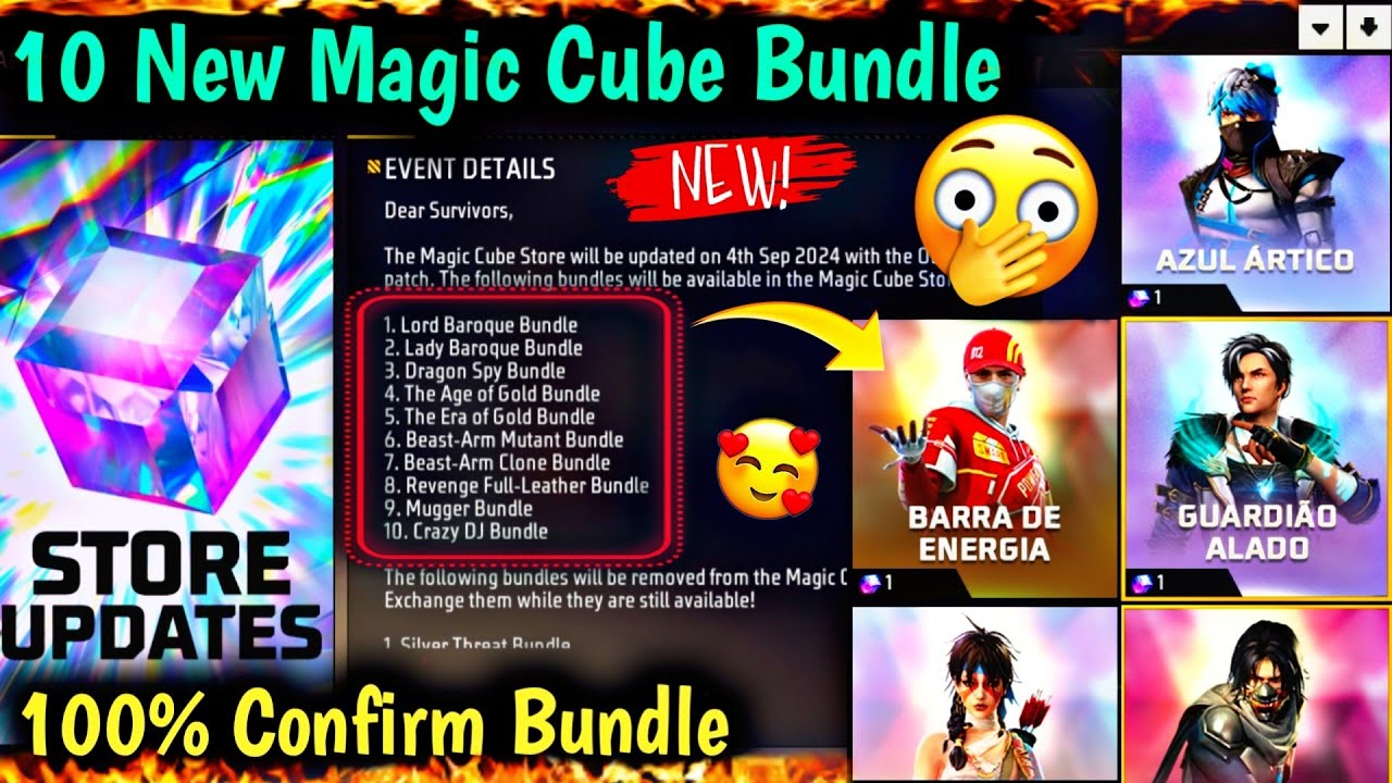 Confirm 10 New Magic Cube Bundle 😱 4 September Magic Cube Store Update ...