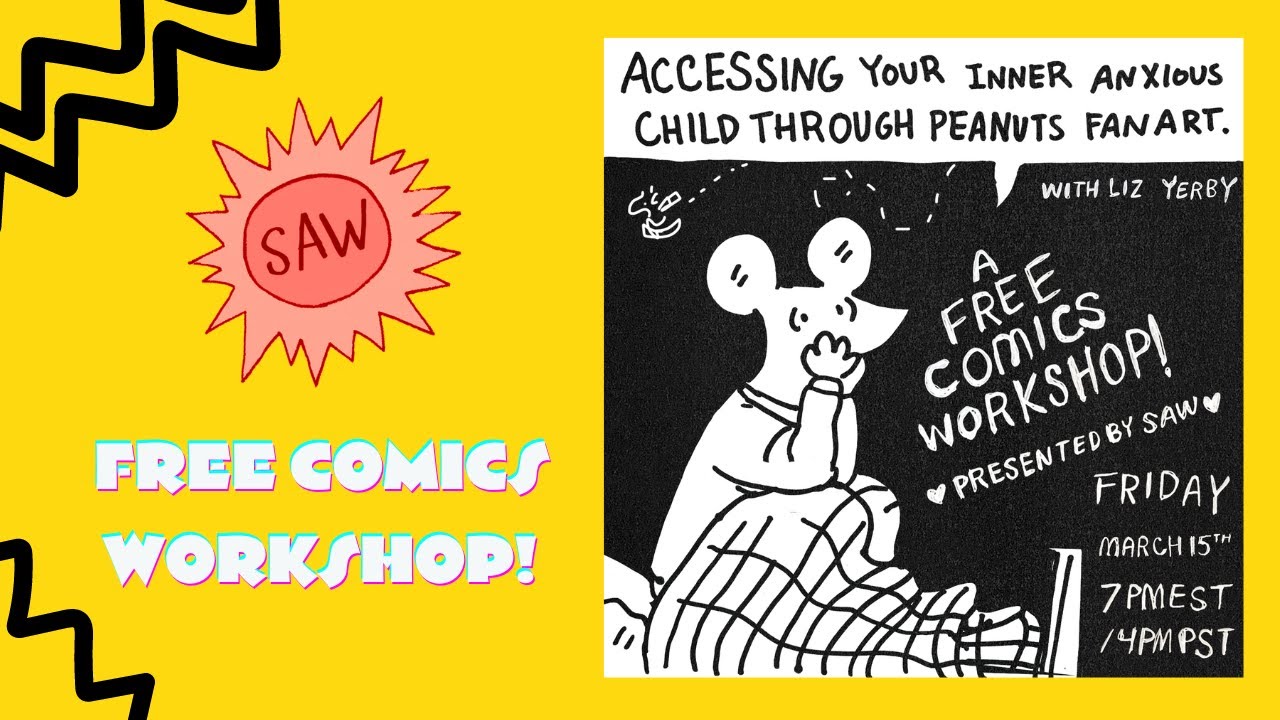 Access Your Inner Child Thru Peanuts Fan Art with Liz Yerby - SAW Free ...