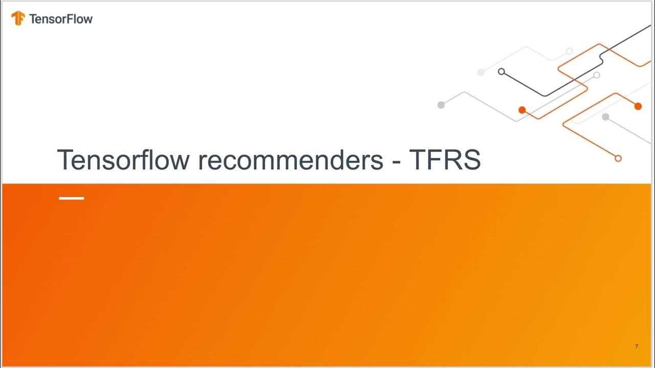 Tensorflow recommenders - 2021 - YouTube