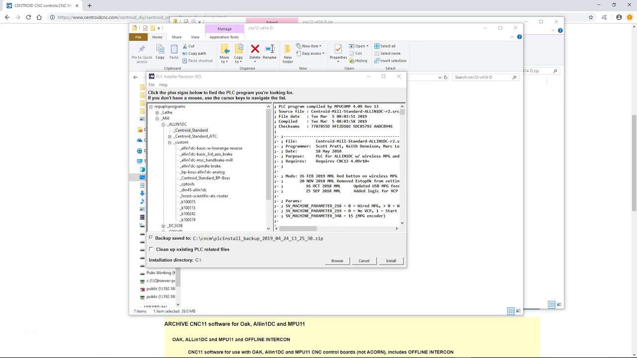 Ch. 3 Centroid PLC: Installing CNC Software and PLC Program - YouTube