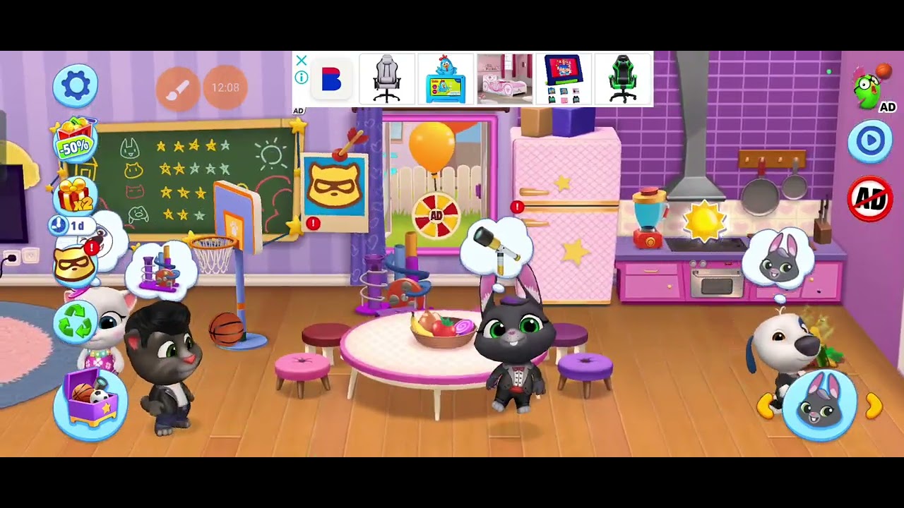 Jogando OS AMIGOS DO TOM. MY TALKING TOM FRIENDS. Jogo do tom e seus ...