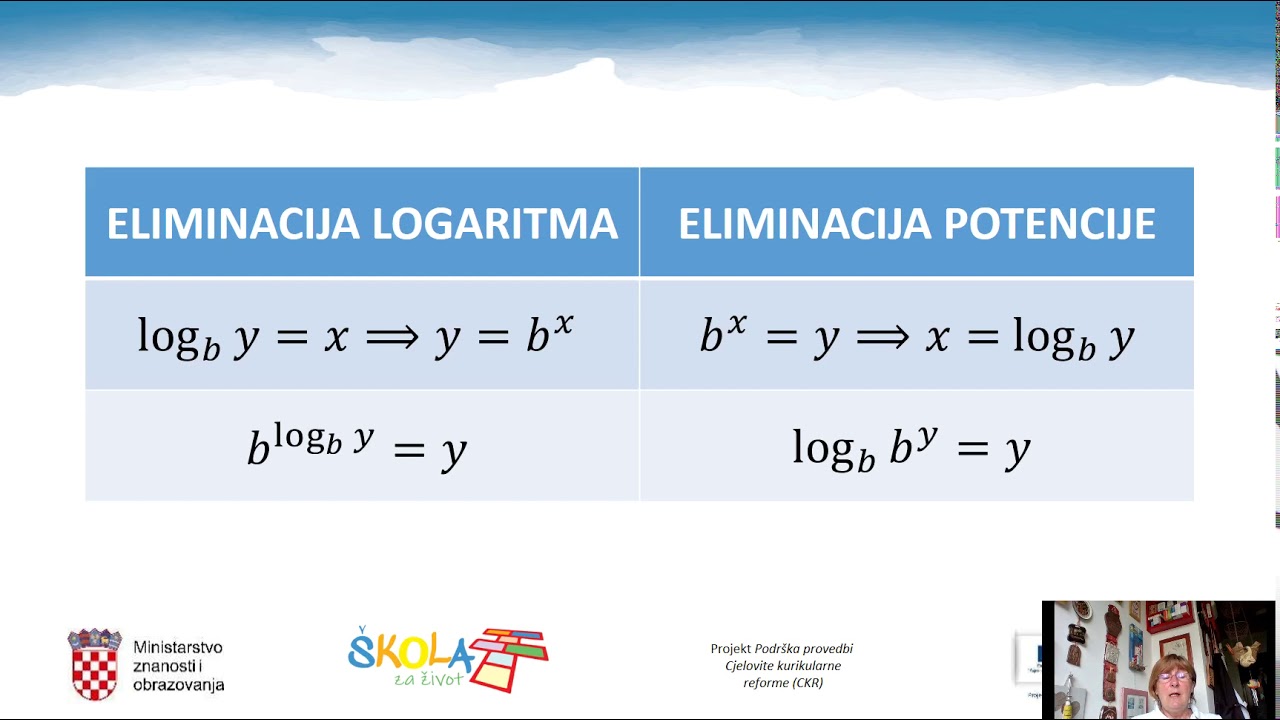 Matematika 2. r SŠ - Svojstva logaritama - YouTube