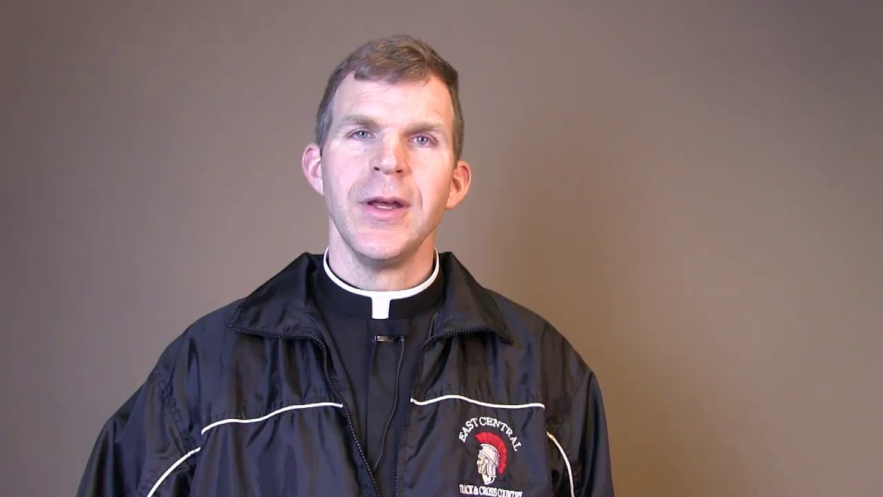 Coach Father Meyer- to the youth! - YouTube