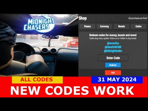*NEW CODES* [6 NEW CARS!] 🚗Midnight Chasers: Highway Racing ROBLOX ...