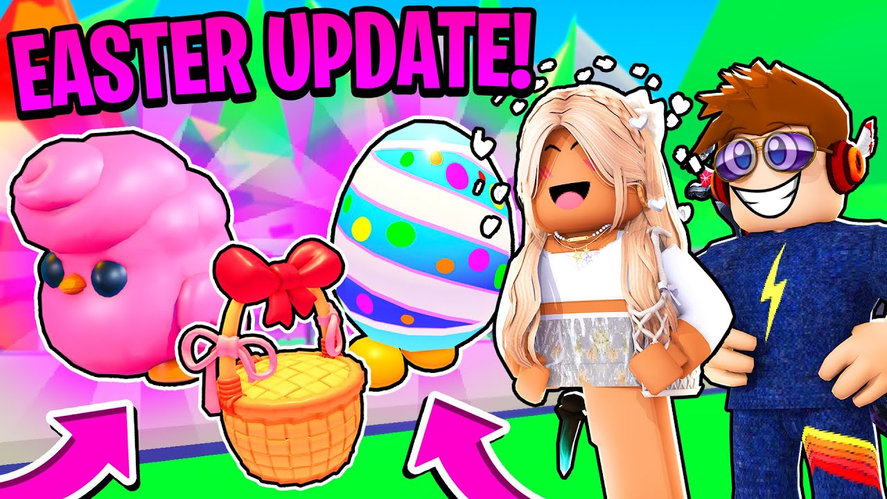 We MAKE THE MEGA CANDY FLOSS CHICK in Adopt Me! Easter Update! LIVE ...