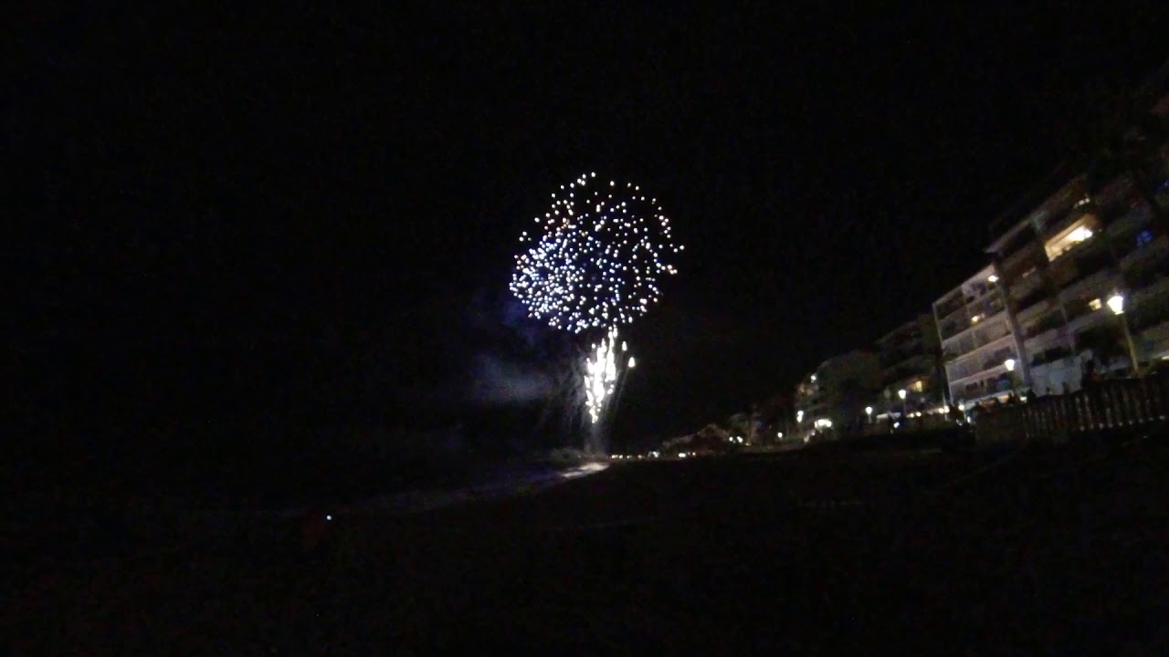 castillo de fuegos artificiales Altea 22 de Septiembre 2019 / Firework ...
