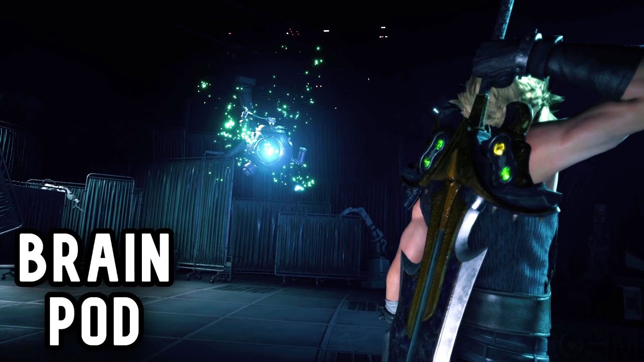 FINAL FANTASY VII: REMAKE INTERGRADE | Brain Pod Boss Fight on Normal ...