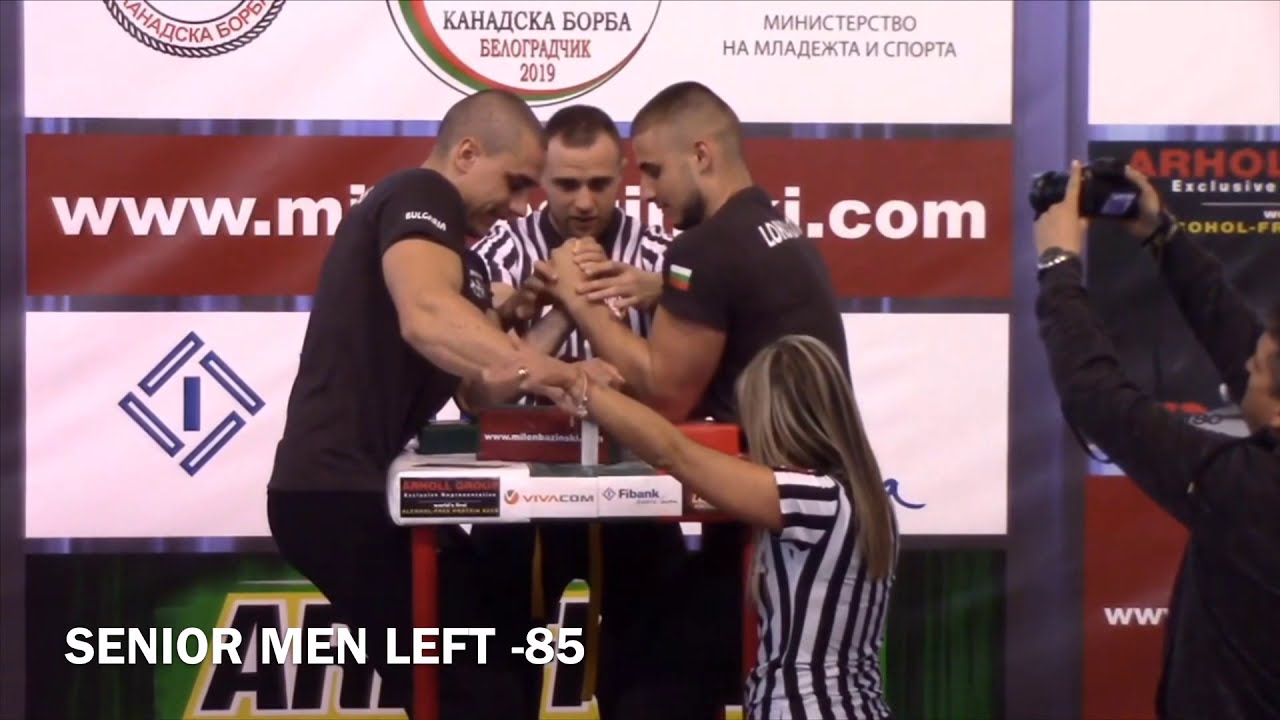 ARMWRESTLING 2019 BULGARIA NATIONALS SENIOR MEN LEFT HAND FINALS w ...