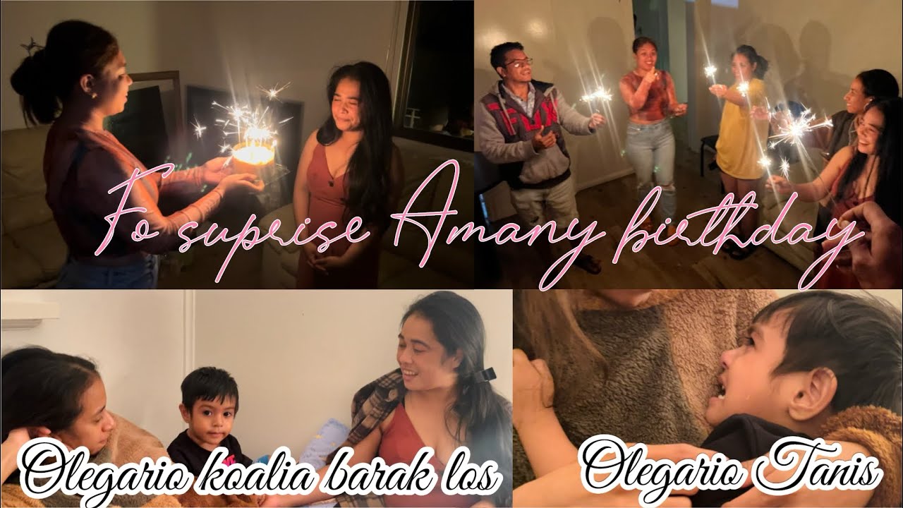Fo suprise Amany Birthday🎊🎂 Olegario koalia barak los ho nia Titi sira😀 ...