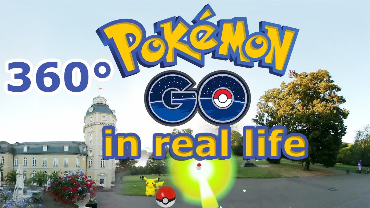Pokémon GO in 360 degree Real Life catching VR 4K - YouTube