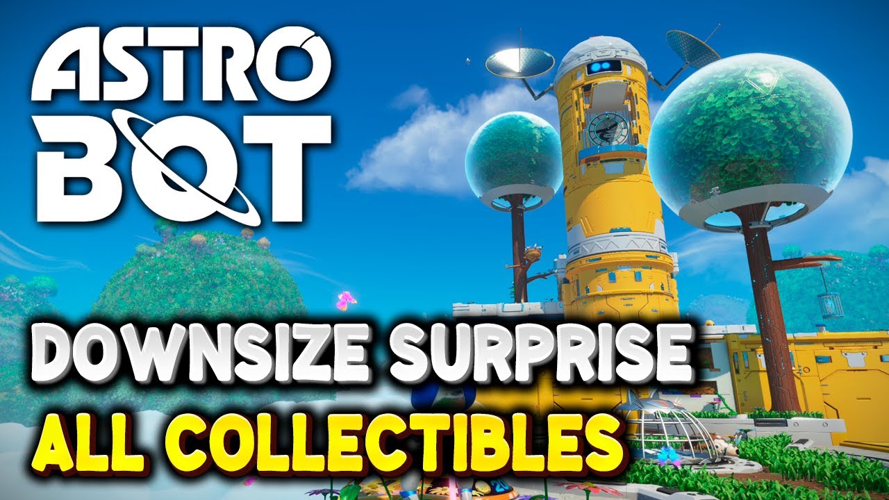 Astro Bot DOWNSIZE SURPRISE 100% Guide | All Collectible Locations ...