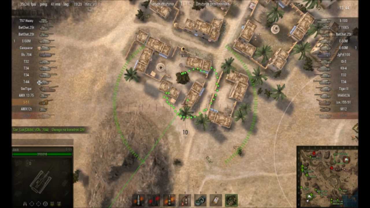 s-51 with 203mm gun 8288 damage - World of Tanks - YouTube