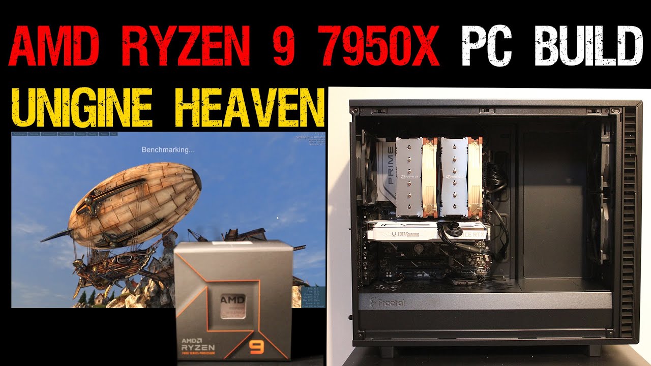 Amd Ryzen 9 7950x V-Ray Unigine Heaven - Nvidia RTX 3060 Unigine - 7950x build - Asus Prime X670 ...