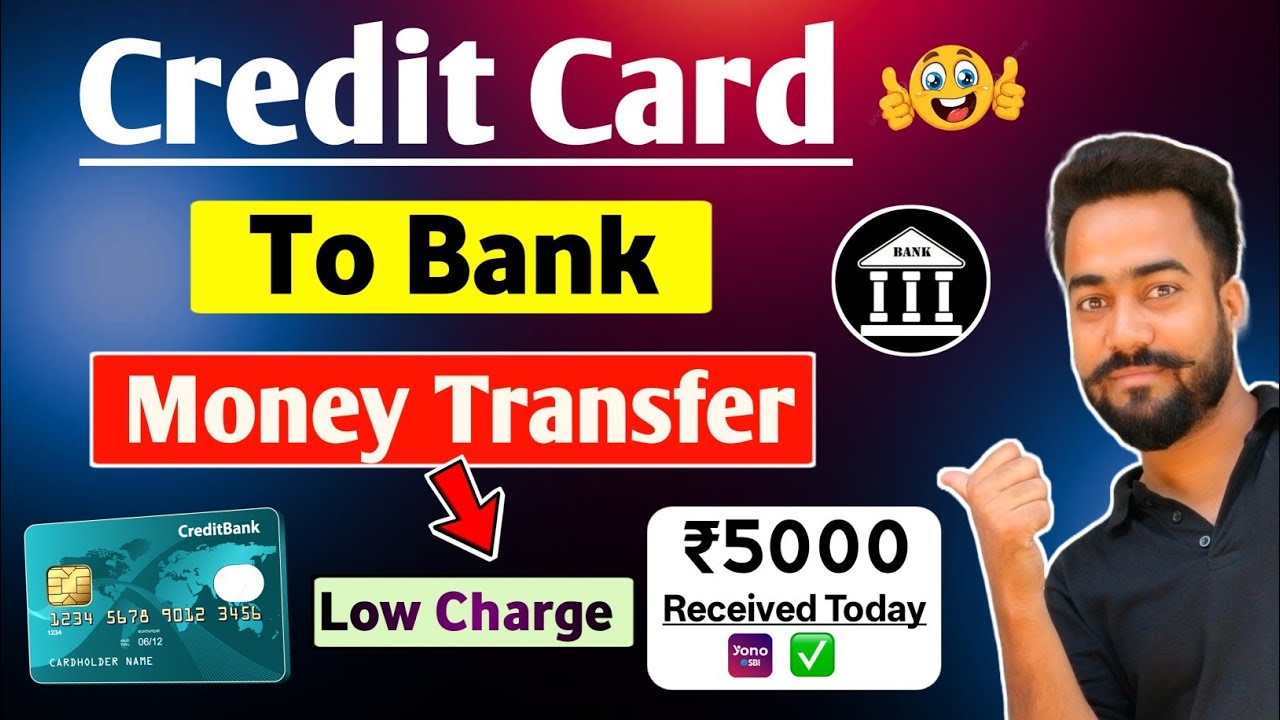 Credit Card To Bank Money Transfer! Credit To Bank low Charge! How To ...