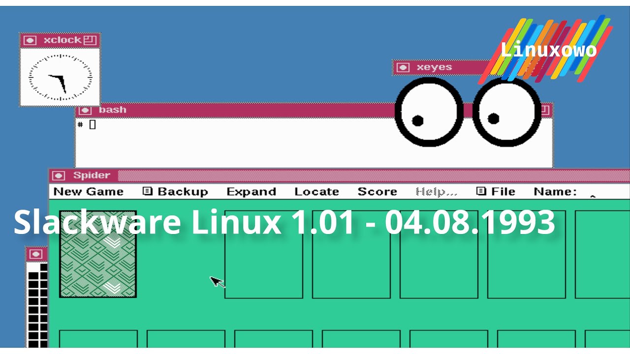 Slackware Linux 1.01 - Podróż w czasie do 1993 - i trochę Linuxowego ...