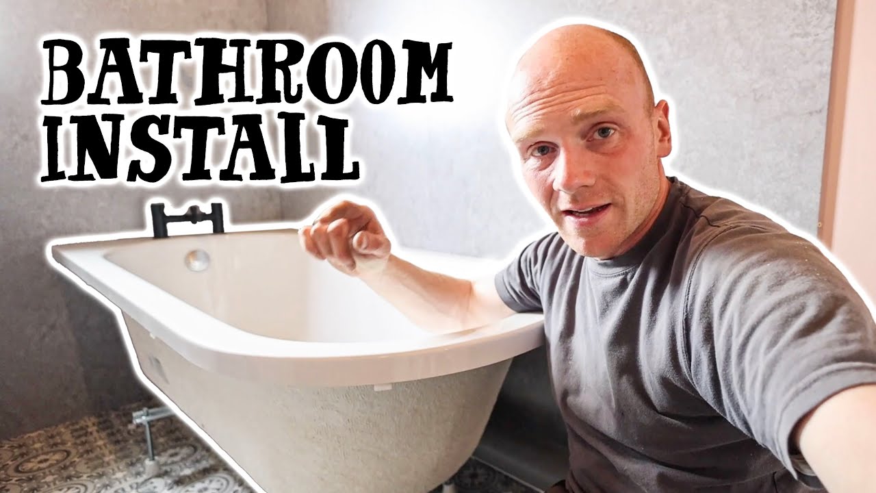 FITTING A BATH & SHOWER PANELS COMPLETE - 🛀🏼 - YouTube
