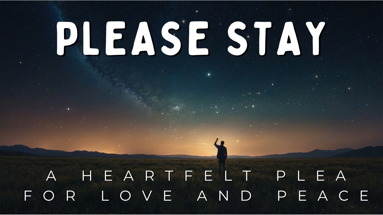 Please Stay (A Heartfelt Plea for Love and Peace) - YouTube