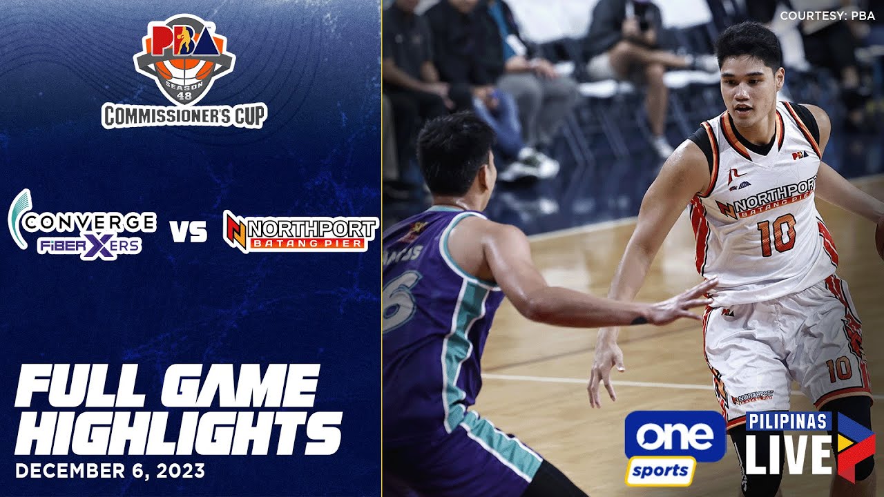 NorthPort vs. Converge highlights | PBA Season 48 Commissioner's Cup ...