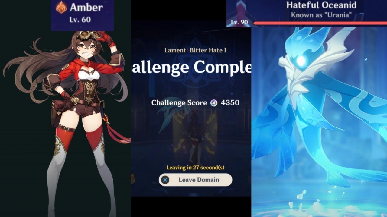 LEVEL 60 AMBER MAIN DPS VS LEVEL 90 HATEFUL OCEANID - YouTube