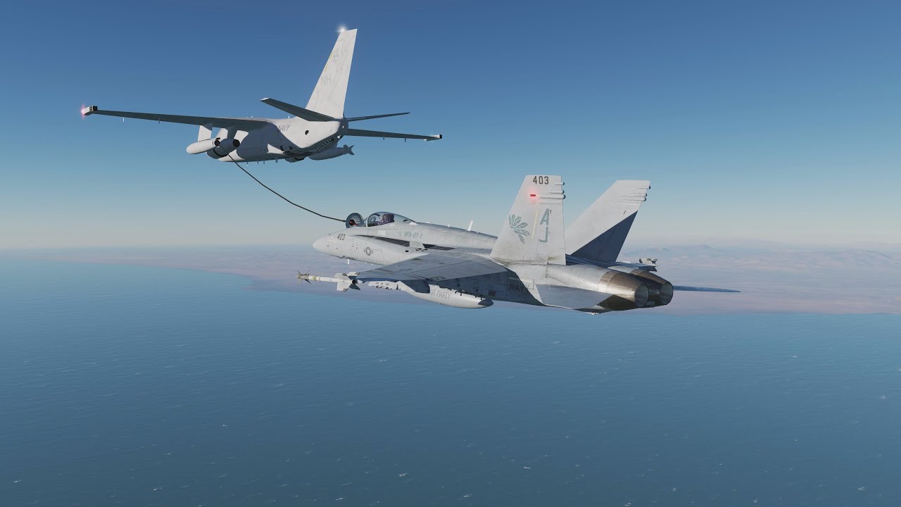 DCS: F/A-18C - Air to Air Refueling Tutorial - YouTube
