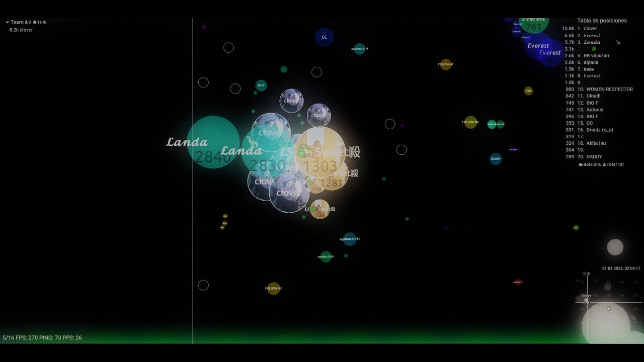 Agar.io | Splitrunning ft.clover - YouTube