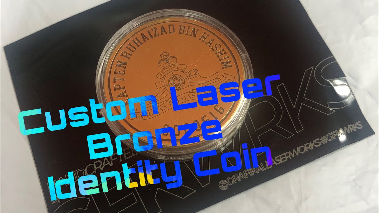 Unboxing Custom Bronze Laser Coin - YouTube