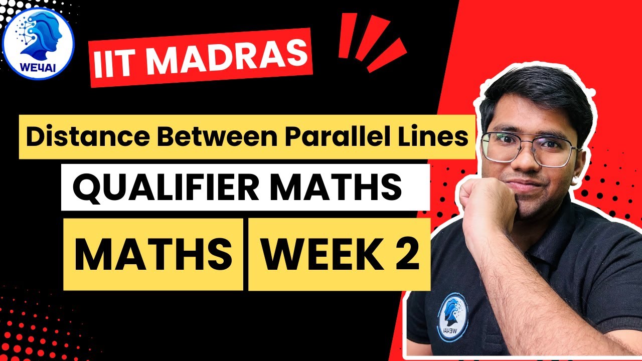 Coordinate Geometry | Distance Between Parallel lines | Maths Week 2 ...