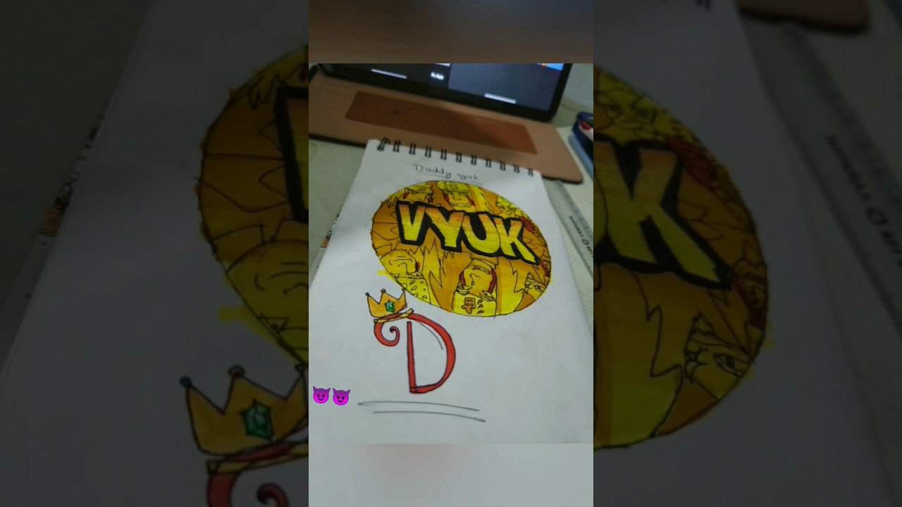 Daddy vyuk logo (a to z youtubers logo challenge)😈😈 #anime - YouTube