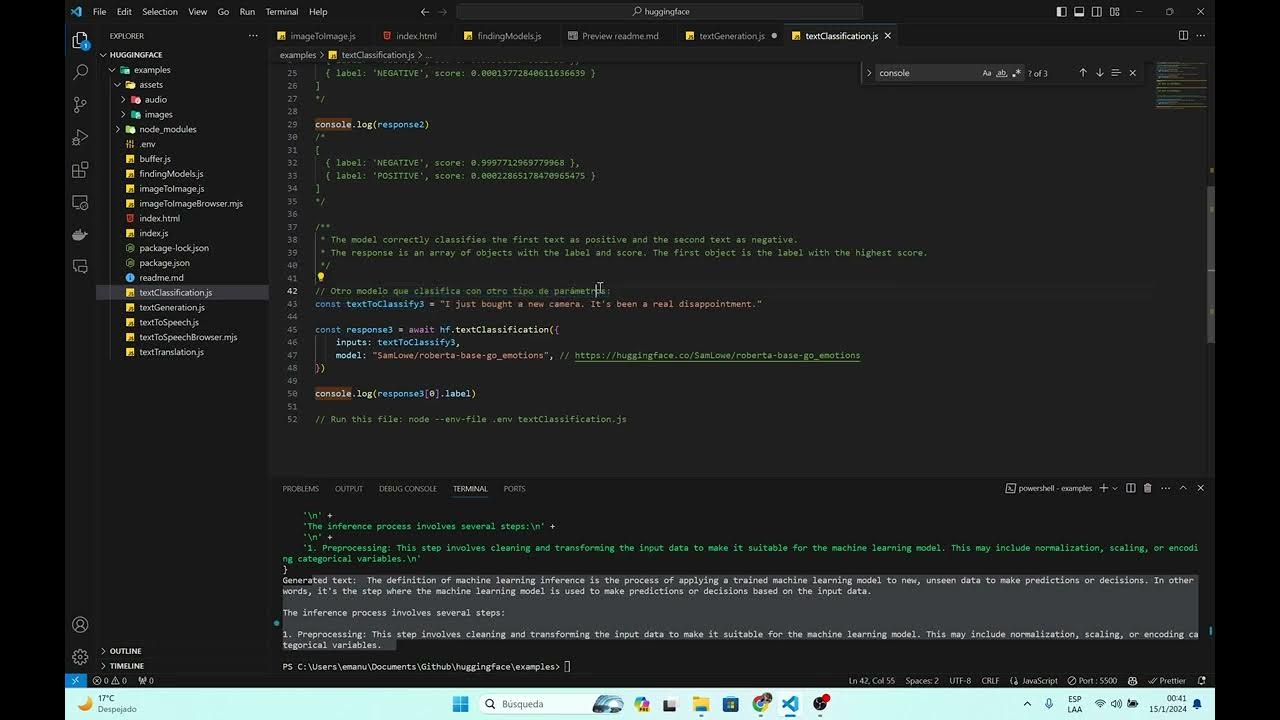 Como integrar modelos de machine learning open-source en nuestras aplicaciones web (Hugging Face ...