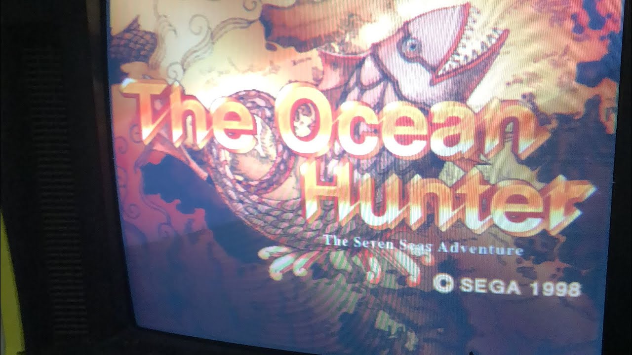 THE OCEAN HUNTER SEGA MODEL3 pcb test - YouTube