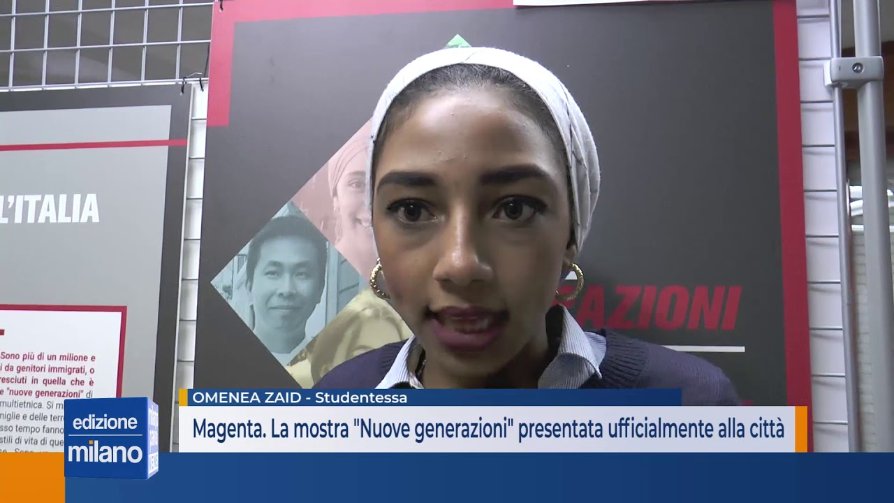 Magenta. La mostra "Nuove generazioni" presentata alla città - YouTube