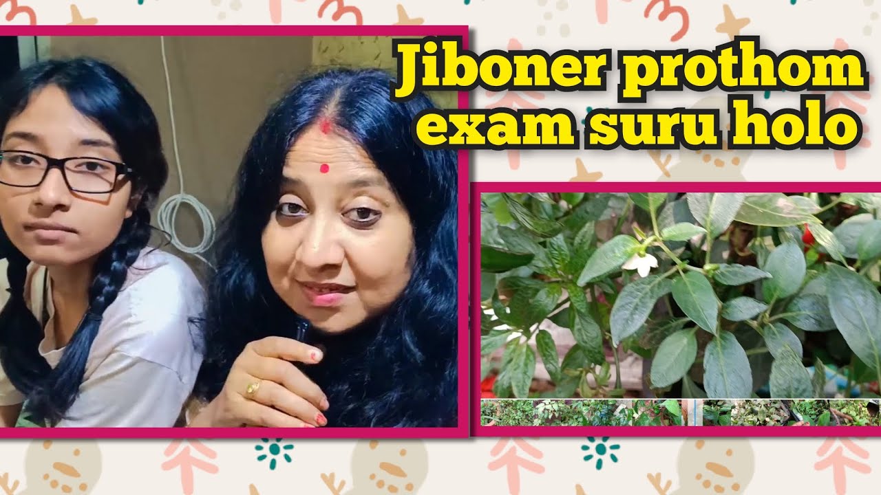 //jiboner prothom exam suru holo mithir // #soulofhoney #bengalivlog # ...