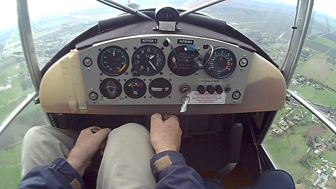 Kitfox 1 Pattern and Landing - YouTube