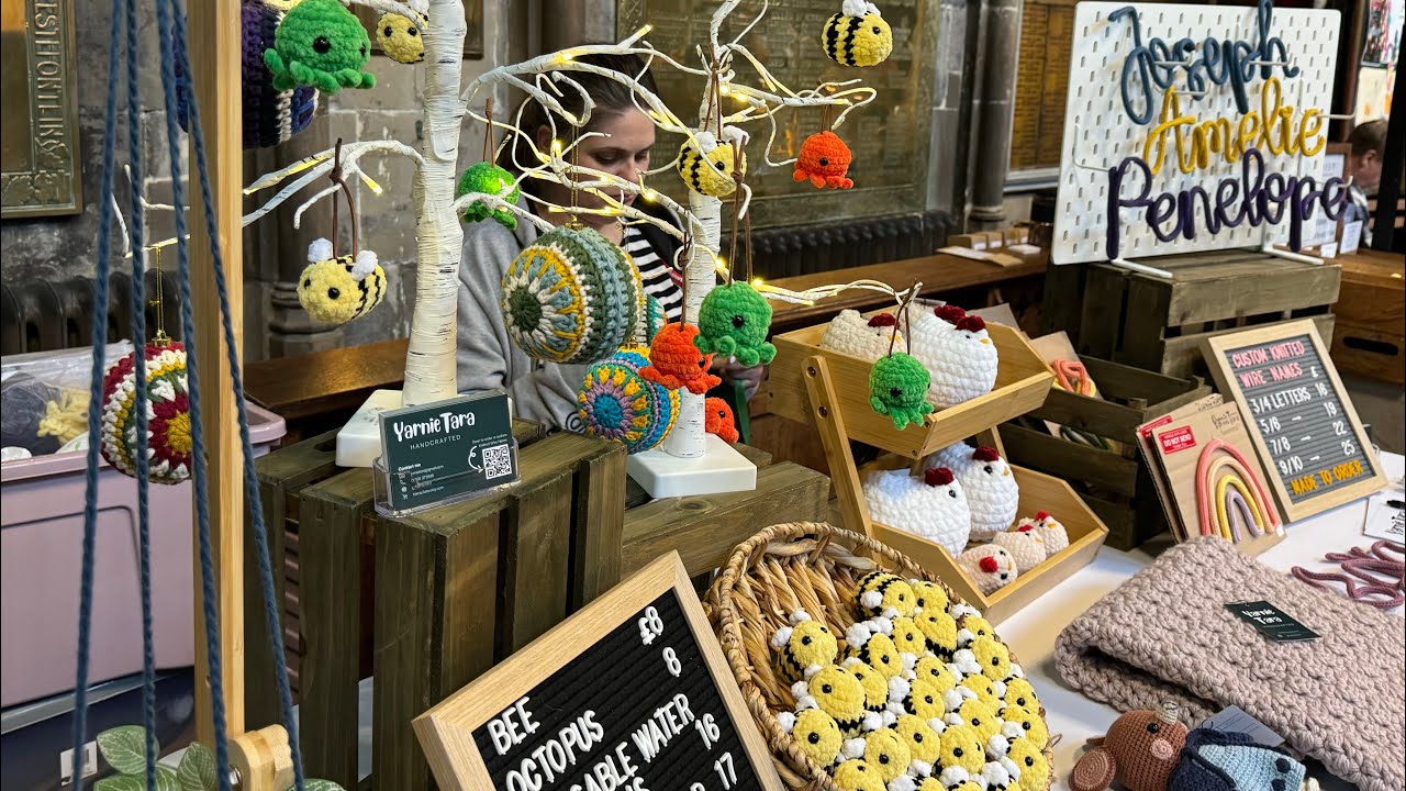 教堂做咗flea market | 見識吓不同嘅手工高手｜點少得香港人店主｜真係好叻 |吸收經驗｜Nottingham Craft & Flea @ St Mary’s Church ...