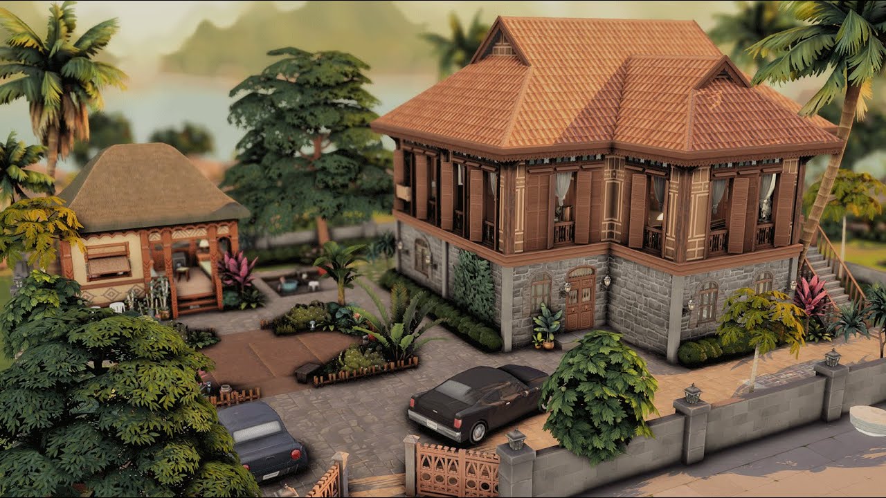 Bahay Ni Lola: A Traditional Filipino Ancestral Home 👵🏽 | The Sims 4 ...